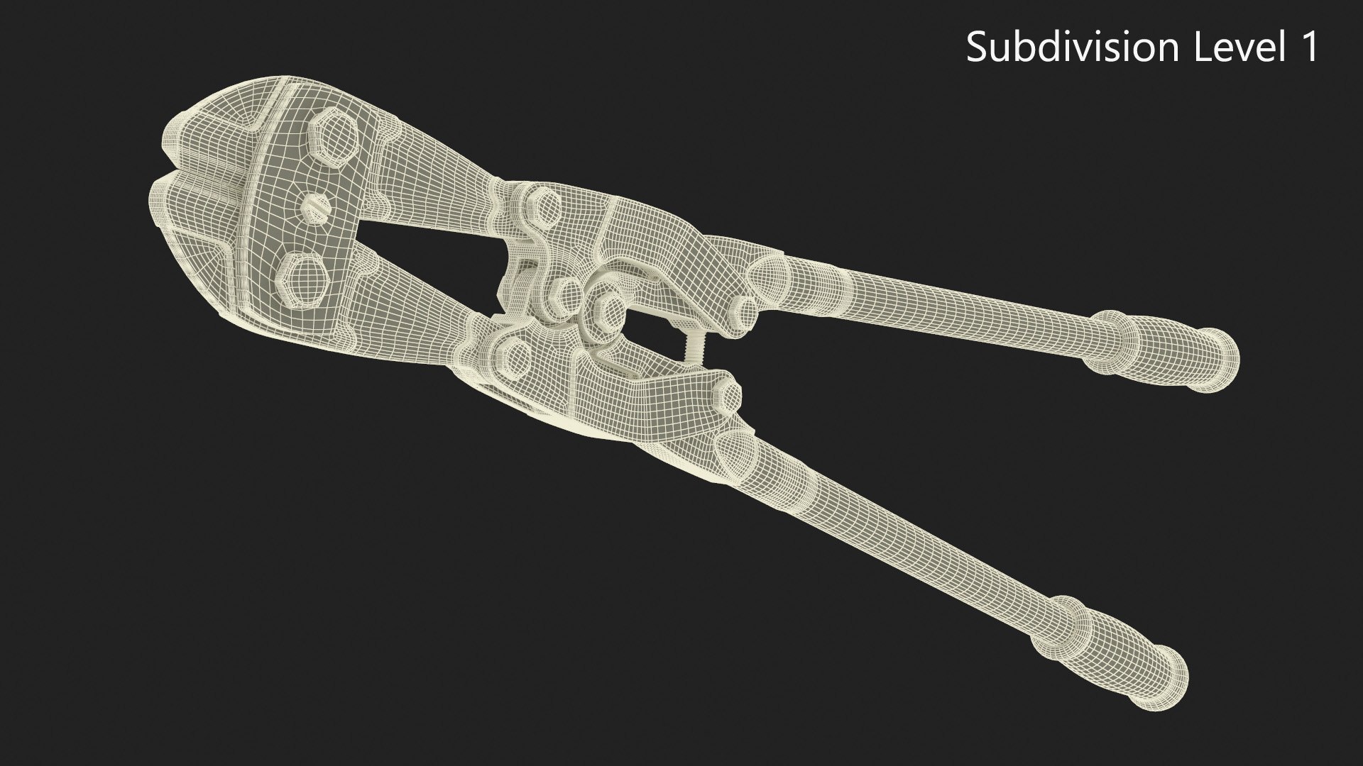 Bolt Cutter Hand Tool Red Rigged 3D Model - TurboSquid 2218451