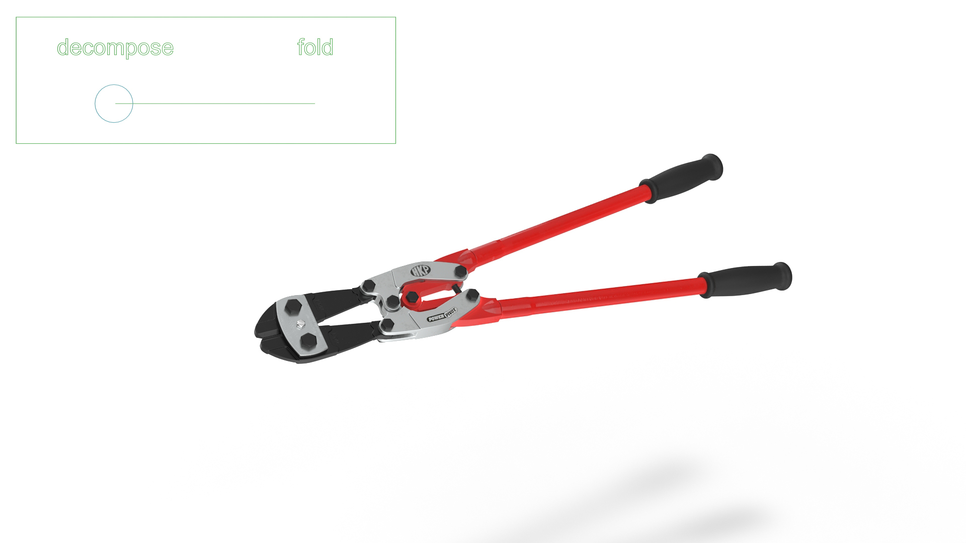 Bolt Cutter Hand Tool Red Rigged 3D Model - TurboSquid 2218451