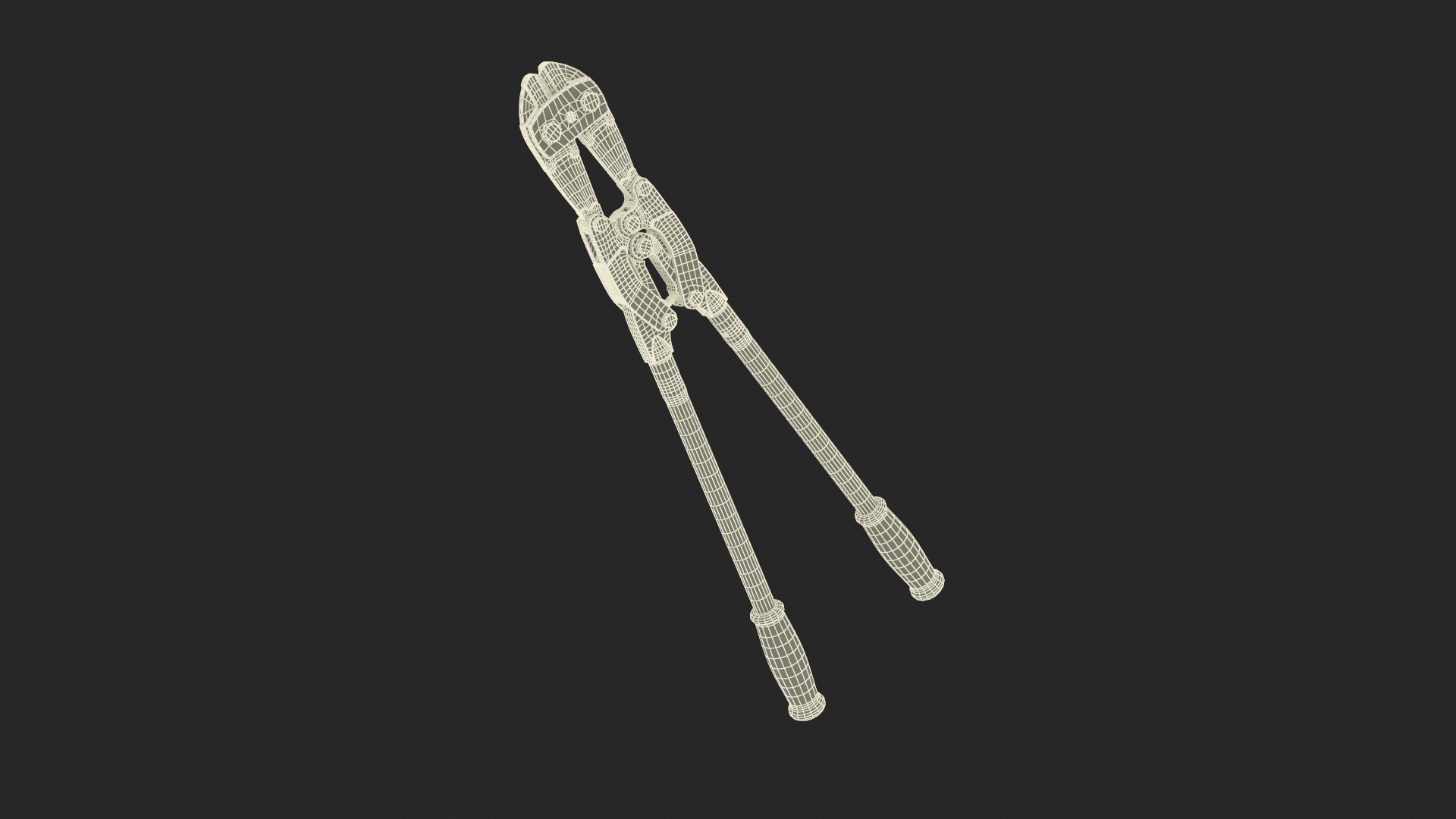 Bolt Cutter Hand Tool Red Rigged 3D Model - TurboSquid 2218451