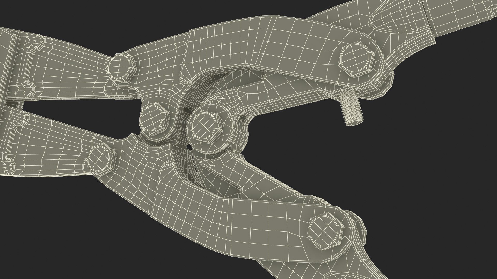 Bolt Cutter Hand Tool Red Rigged 3D Model - TurboSquid 2218451