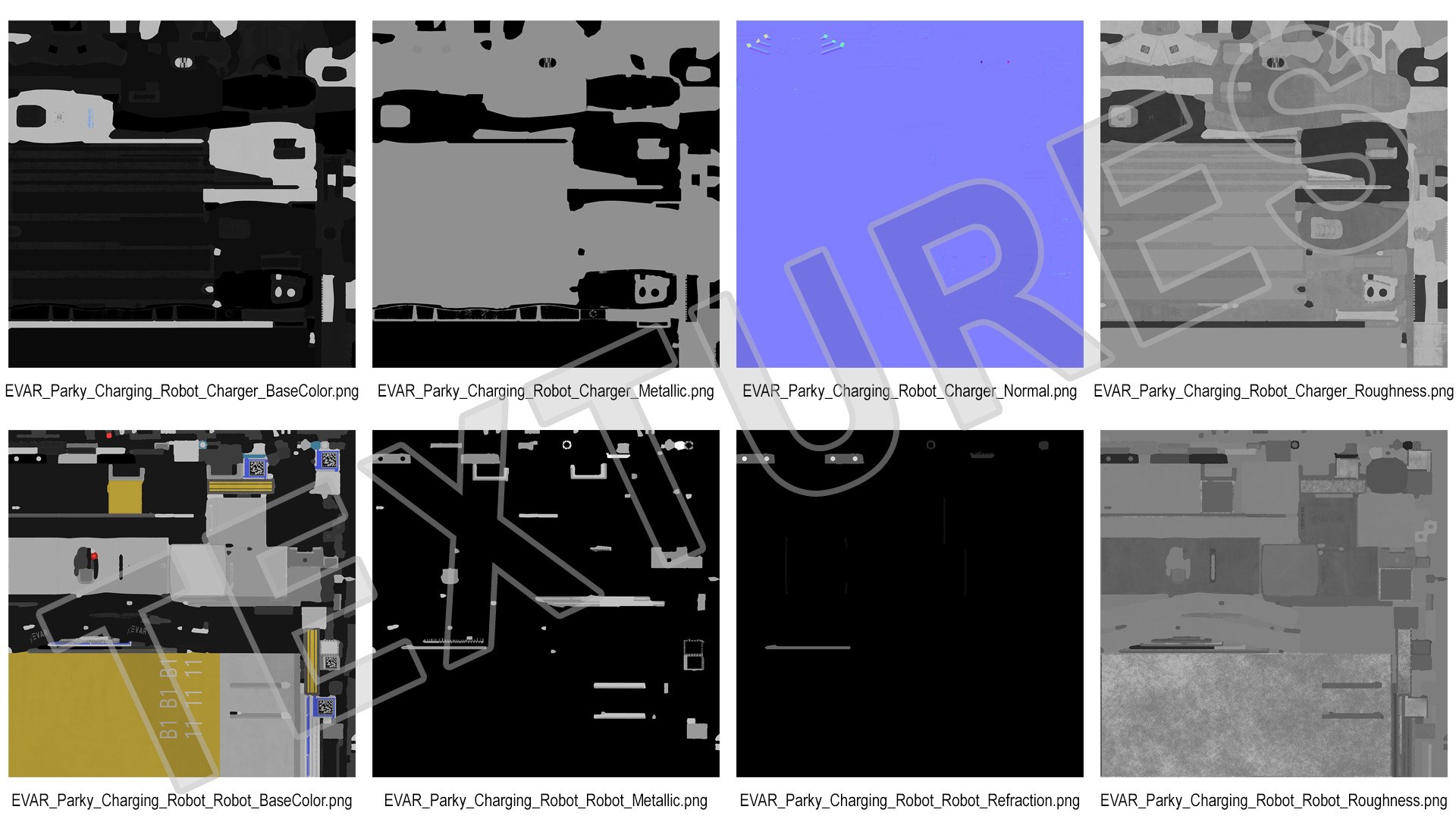 EVAR Parky Charging Robot 3D Model - TurboSquid 2310360