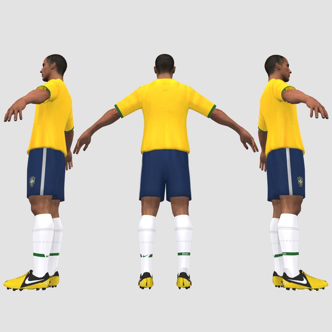 3d Soccer Player Model