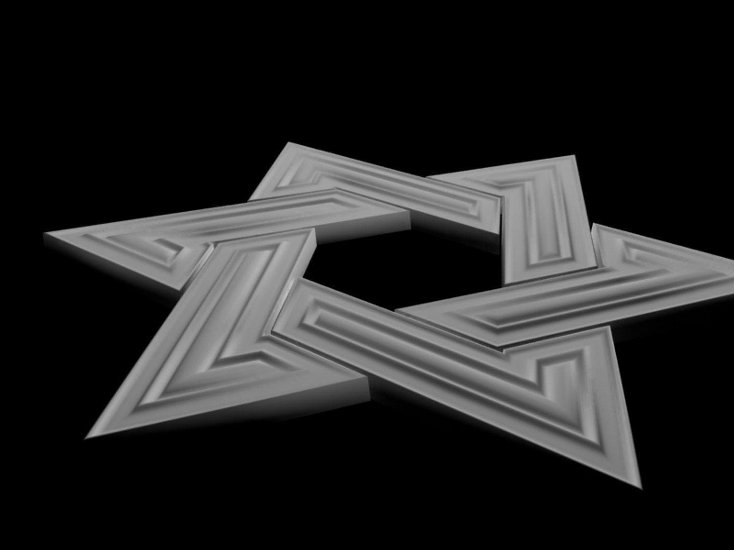3ds Max Magen David Star