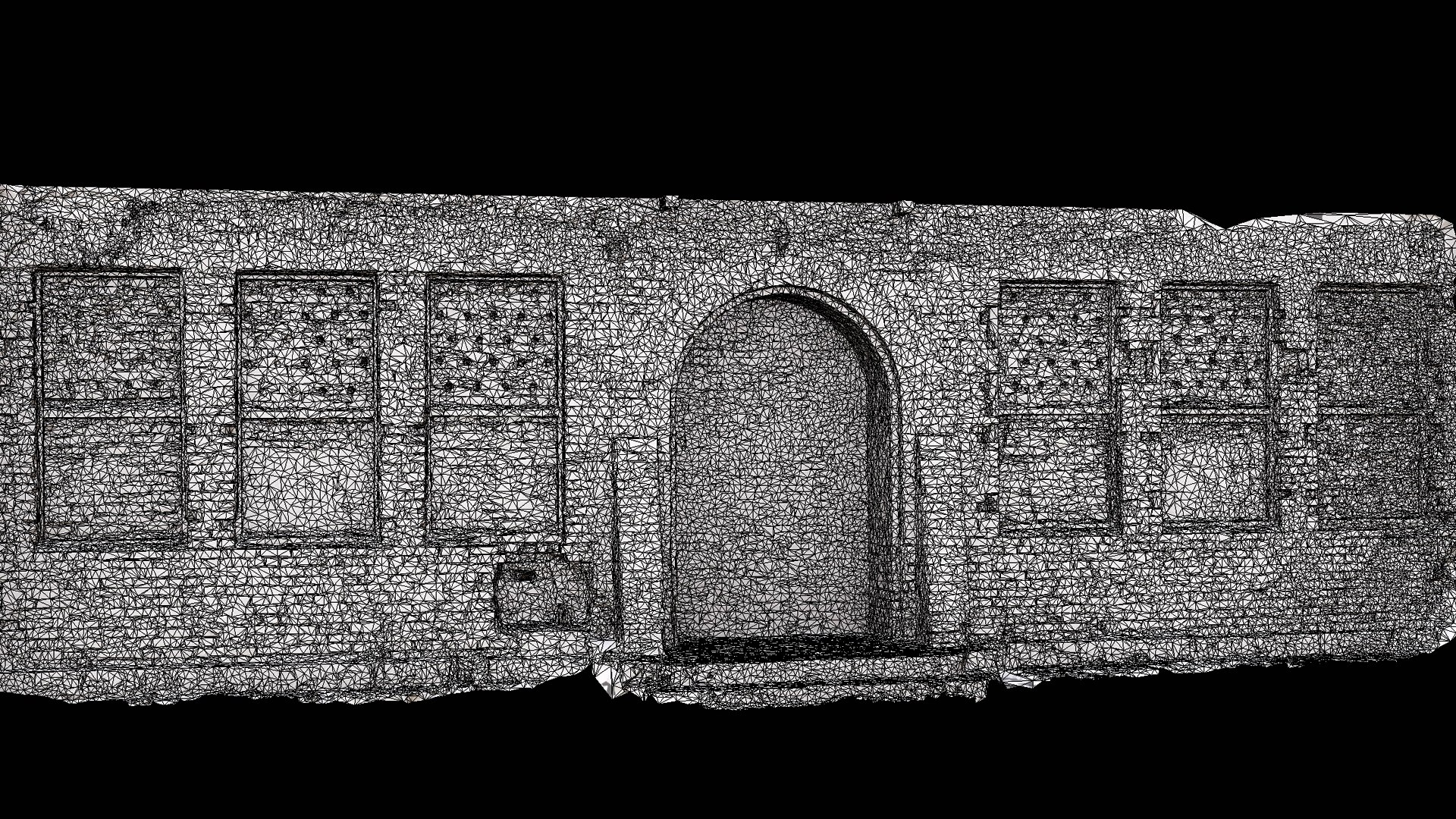3D Brickwall Facade Entrance Ruins Photogrammetry - TurboSquid 2391245