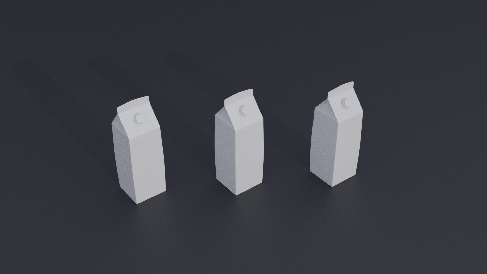 3D Model Milk Packaging Carton - TurboSquid 2284961