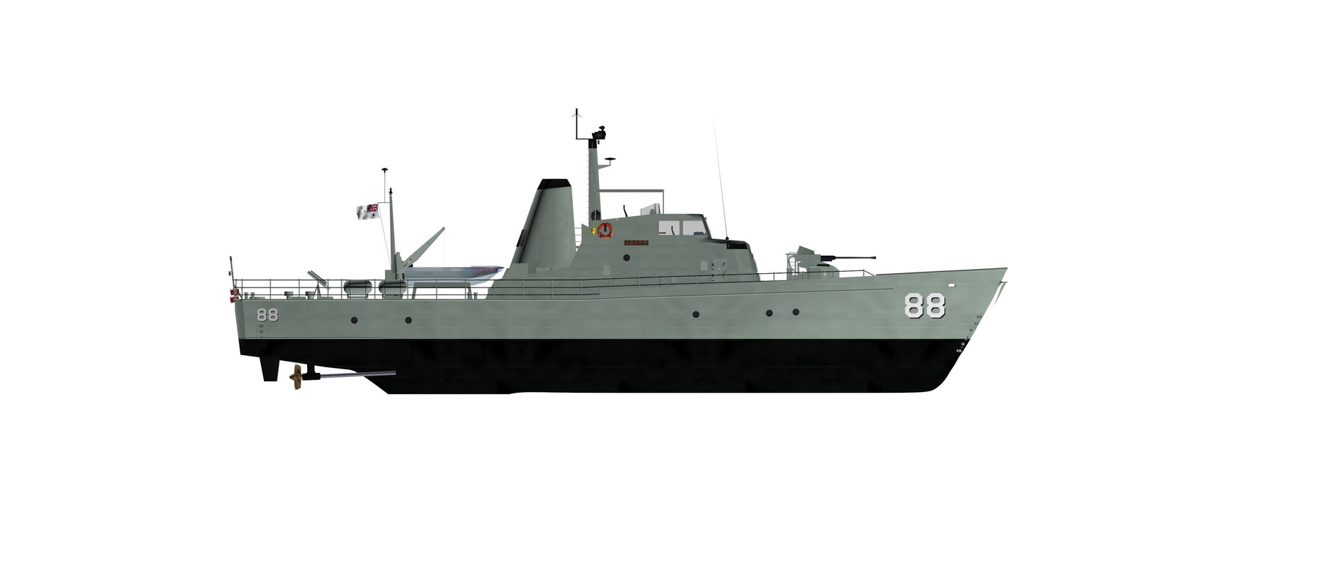 3D Attack Class Patrol Boat - HMAS Arrow Model - TurboSquid 2039772