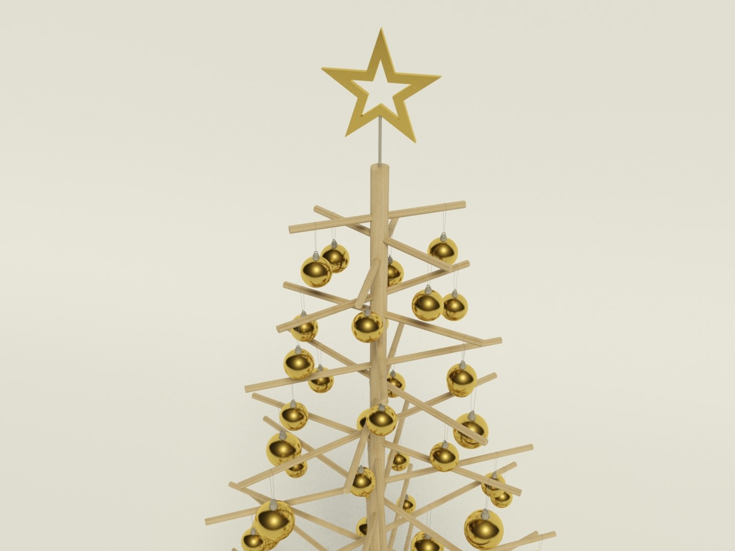3ds Max Simple Christmas Tree
