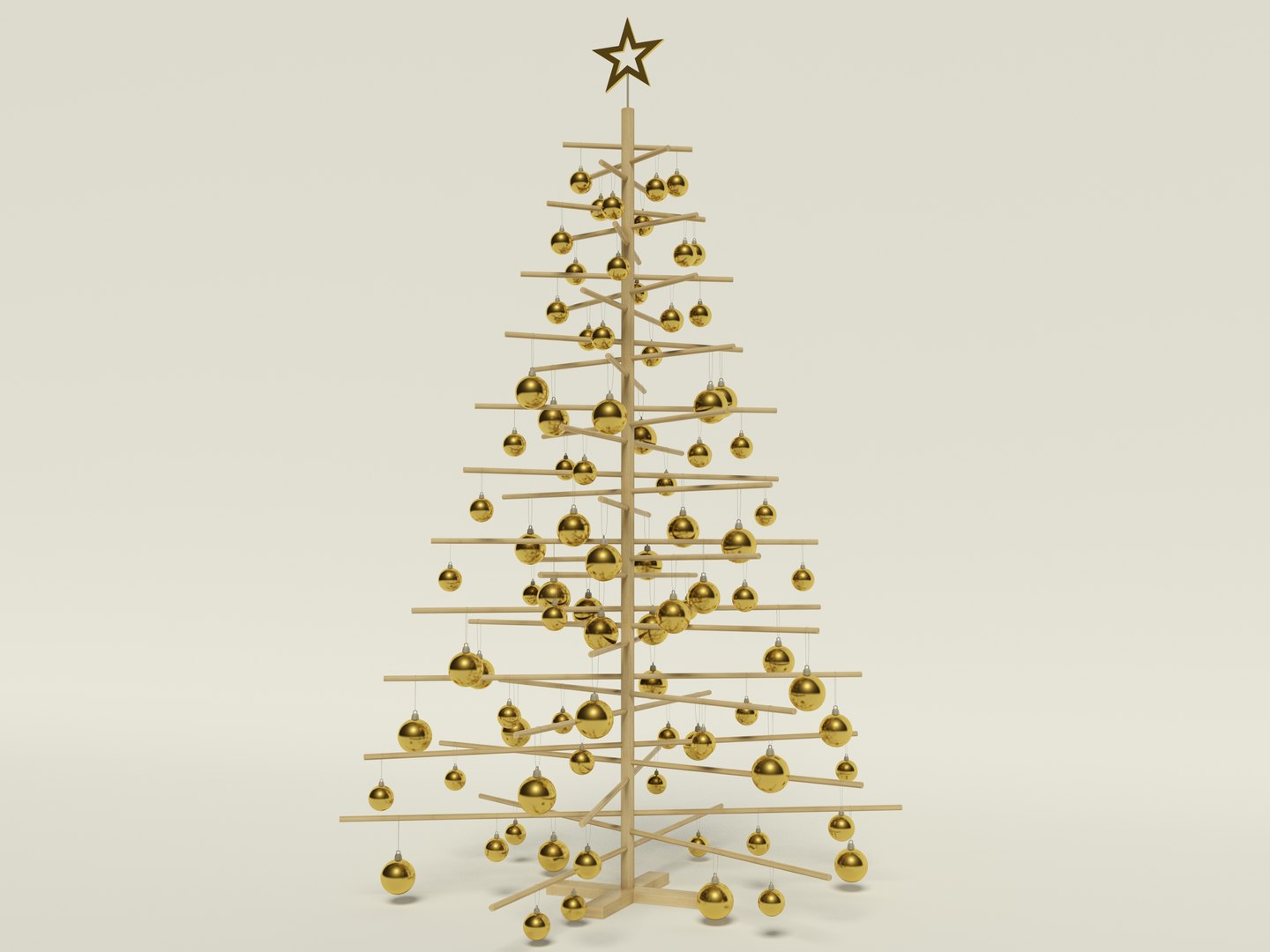 3ds Max Simple Christmas Tree