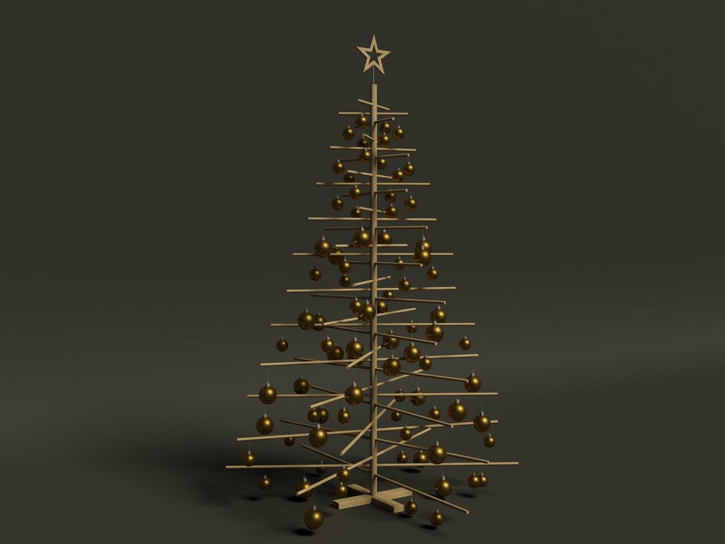 3ds Max Simple Christmas Tree