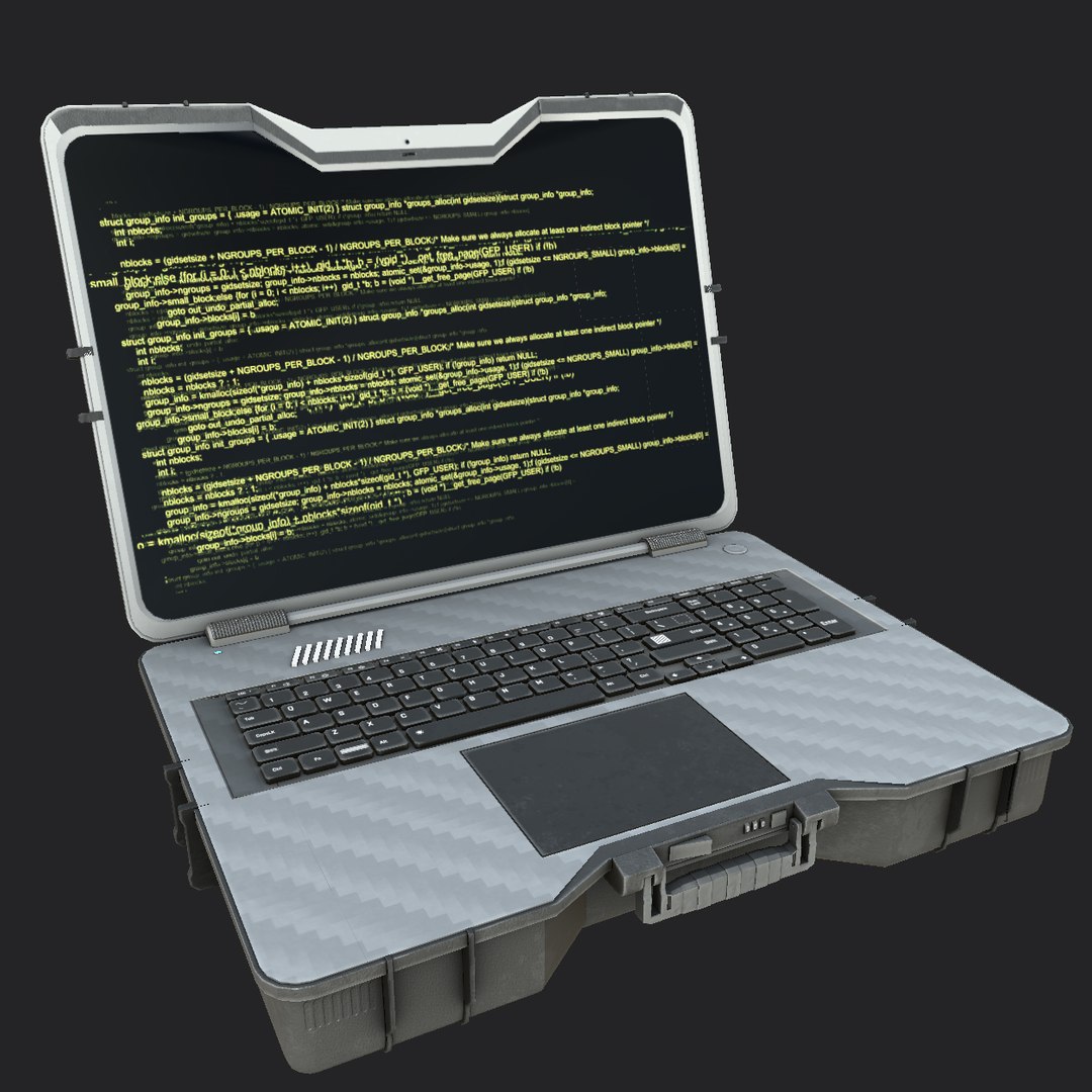 Tactical Laptop 3D - TurboSquid 2002511