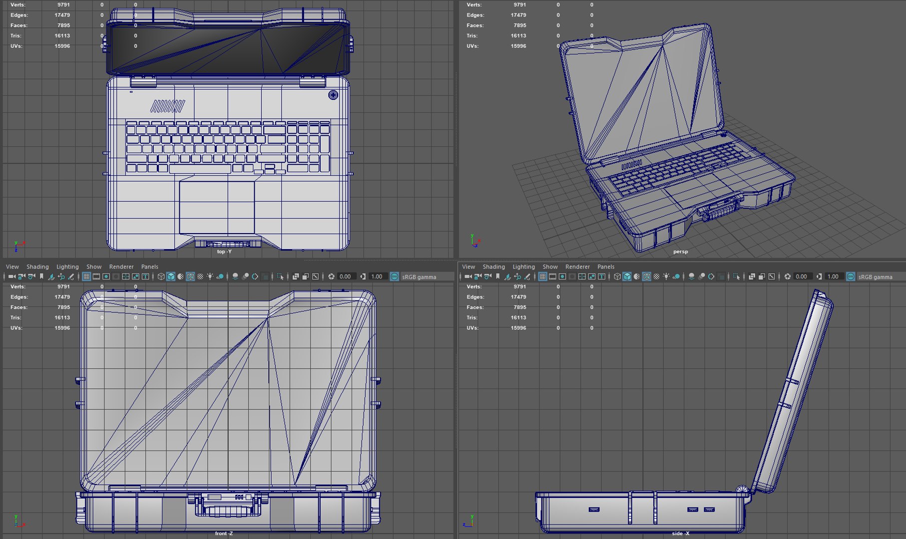 Tactical Laptop 3D - TurboSquid 2002511