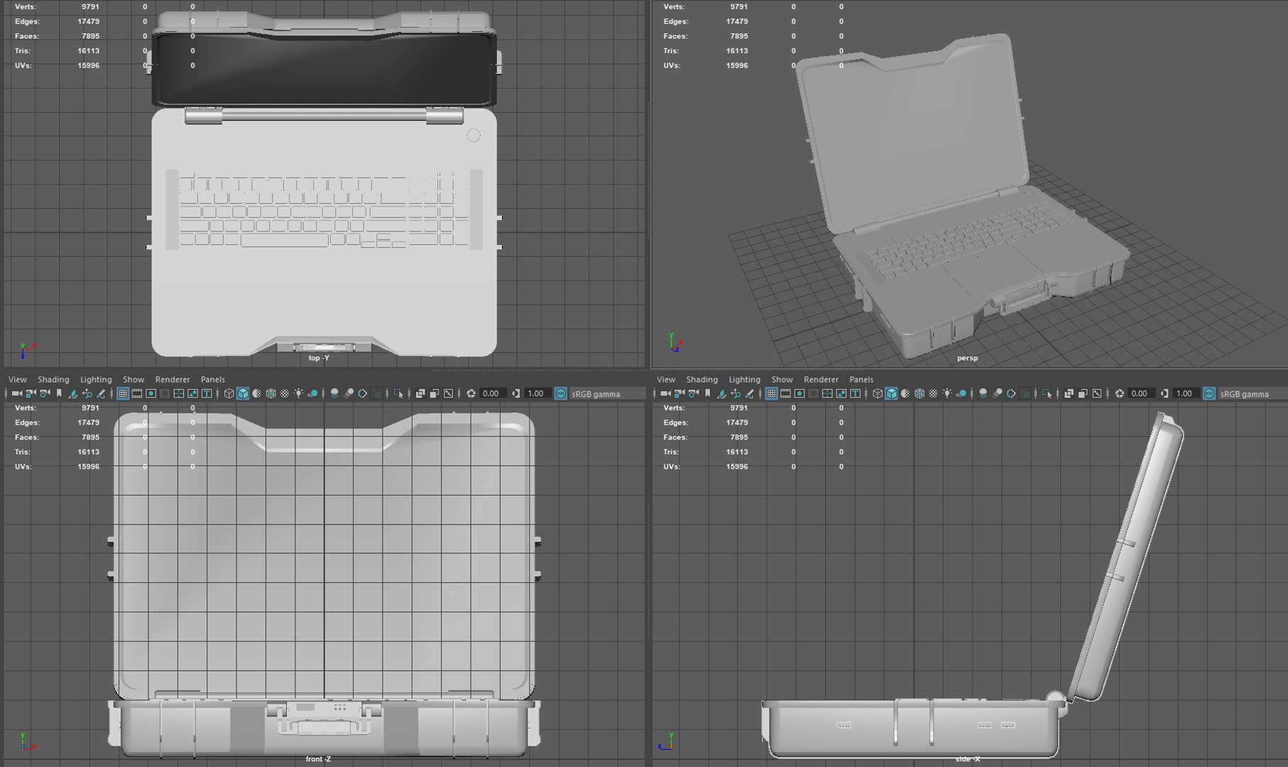 Tactical Laptop 3D - TurboSquid 2002511