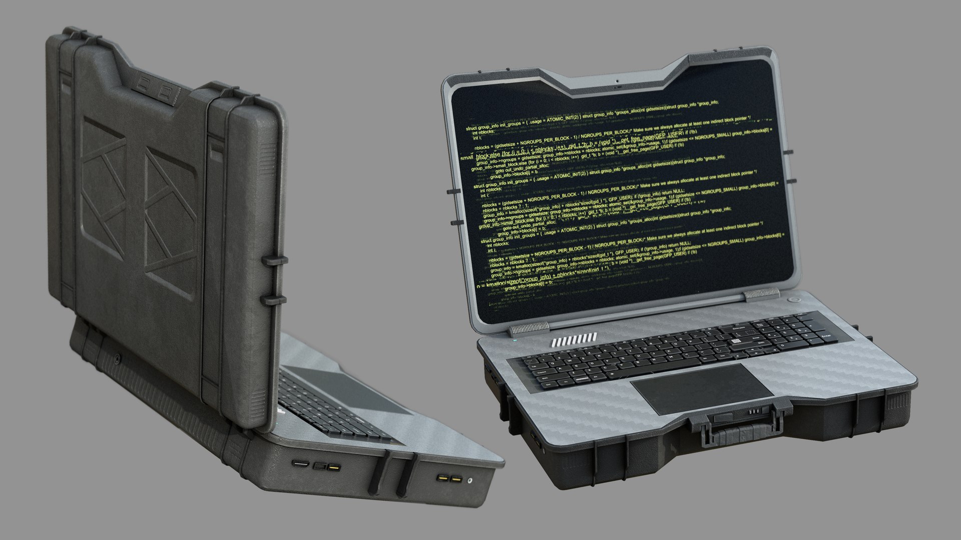 Tactical Laptop 3D - TurboSquid 2002511