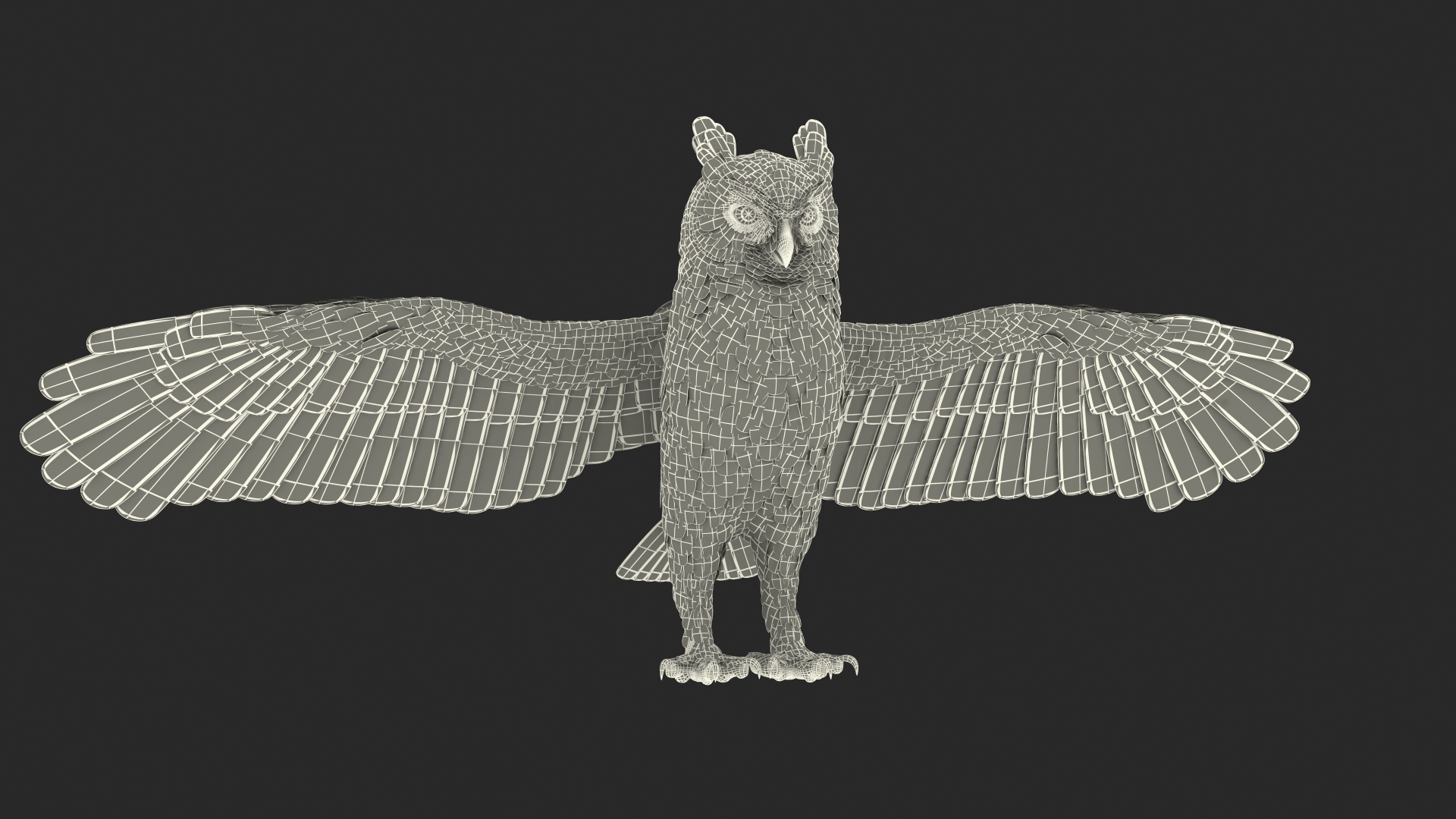 Great Horned Owl Rigged 3D Model - TurboSquid 1521242