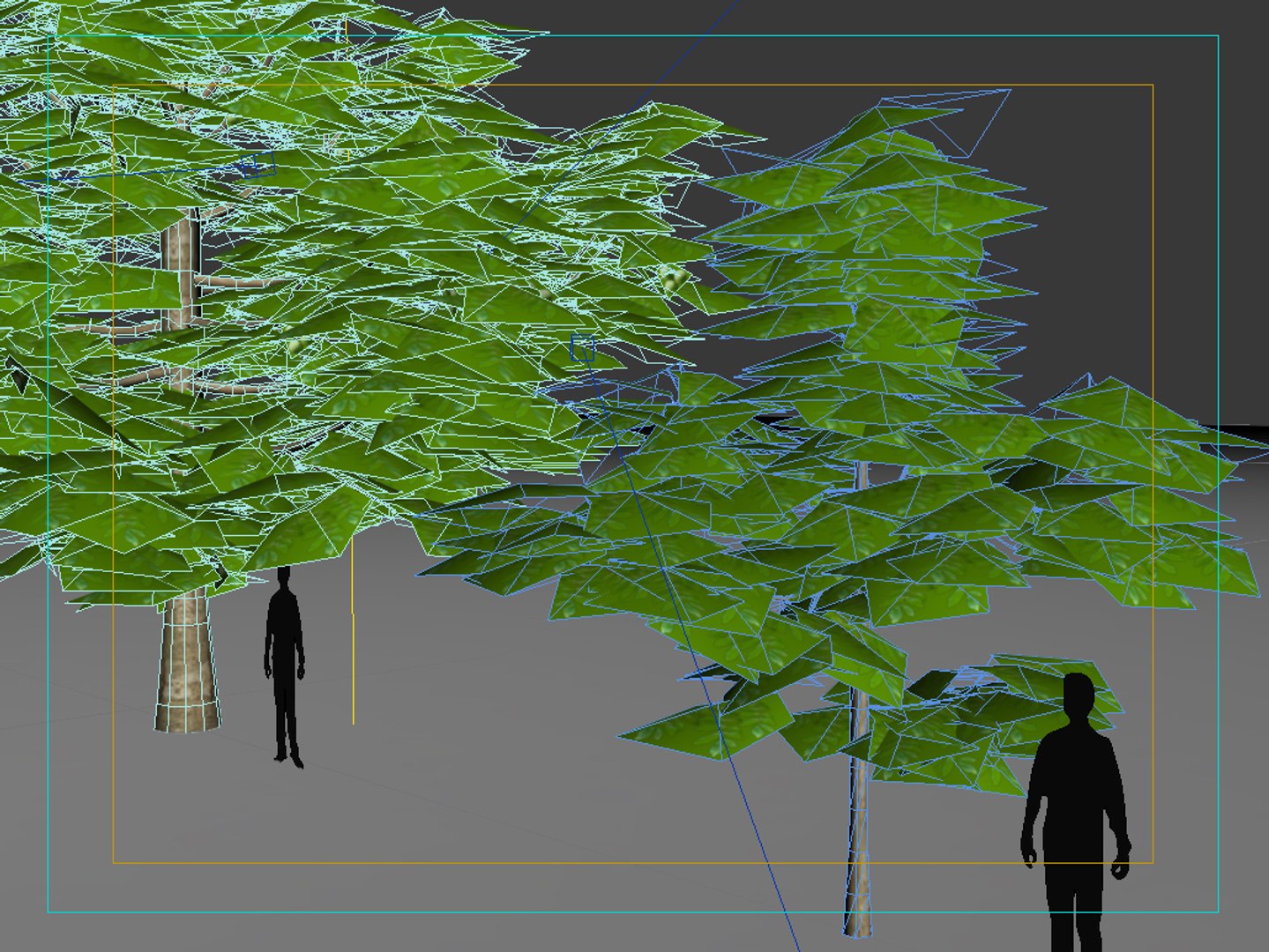Trees Arch Gpu 3d Model