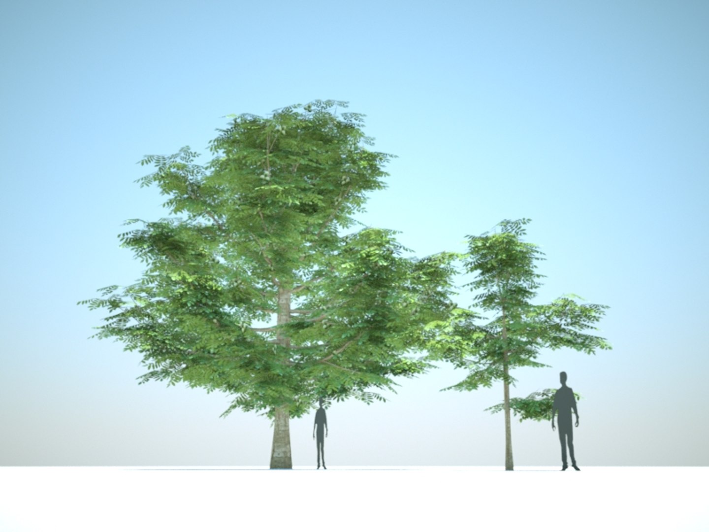 Trees Arch Gpu 3d Model