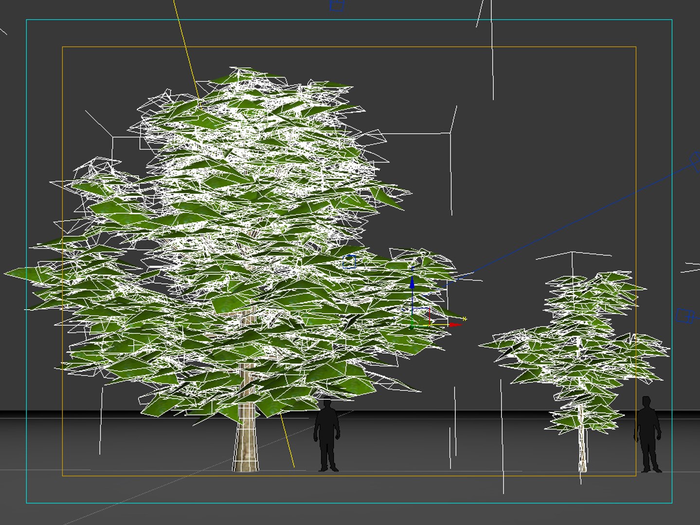 Trees Arch Gpu 3d Model