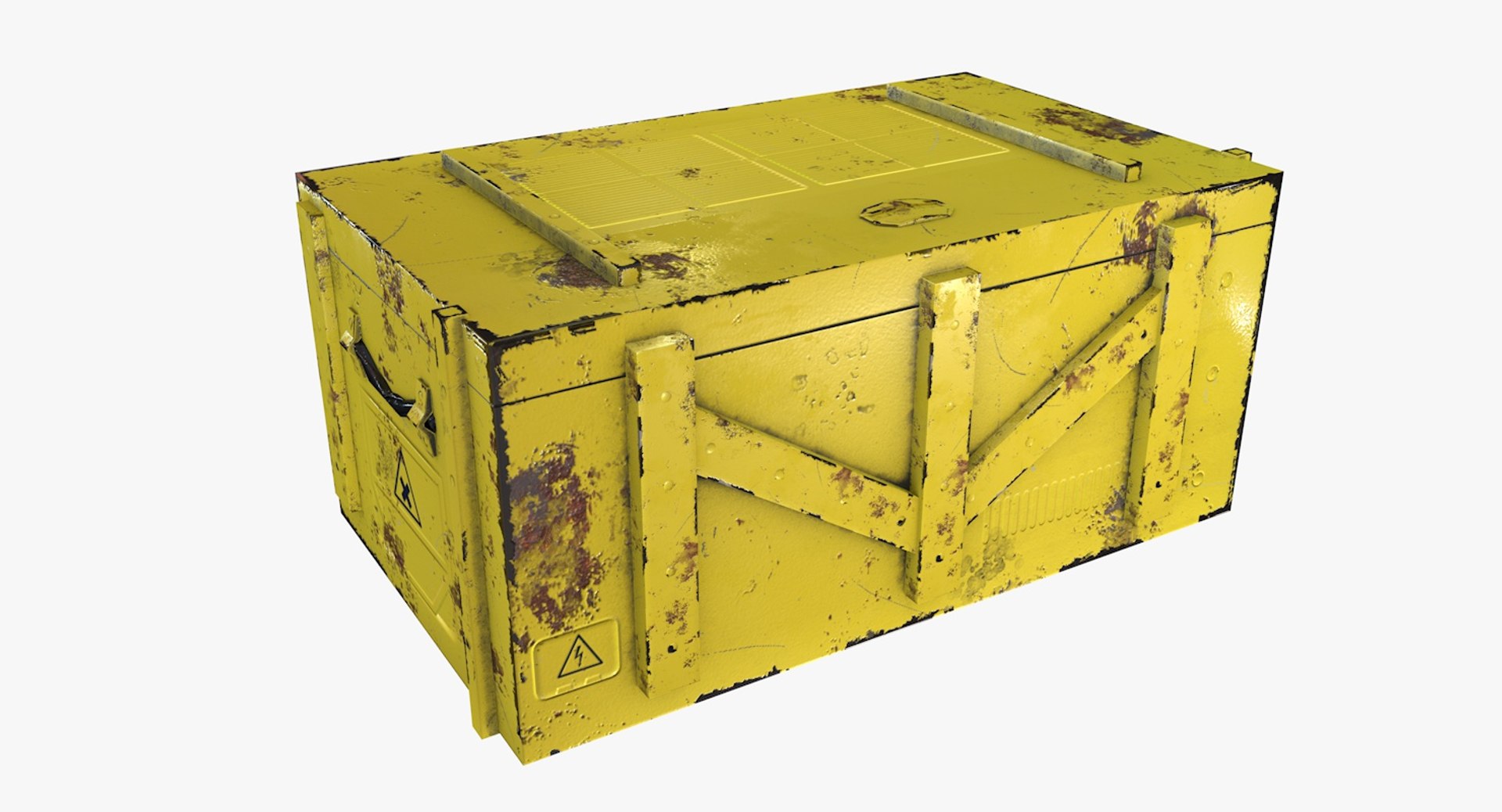 Sci-fi Weapon Crates 3D Model - TurboSquid 1195418