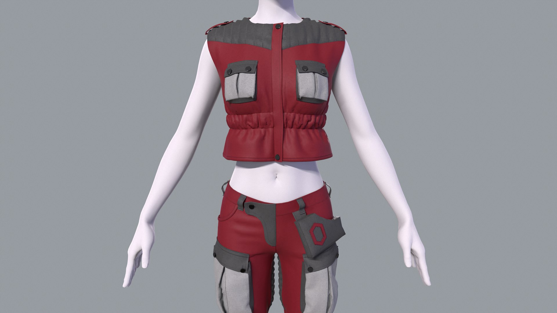 Cyber Costume 1 3D Model - TurboSquid 2370213