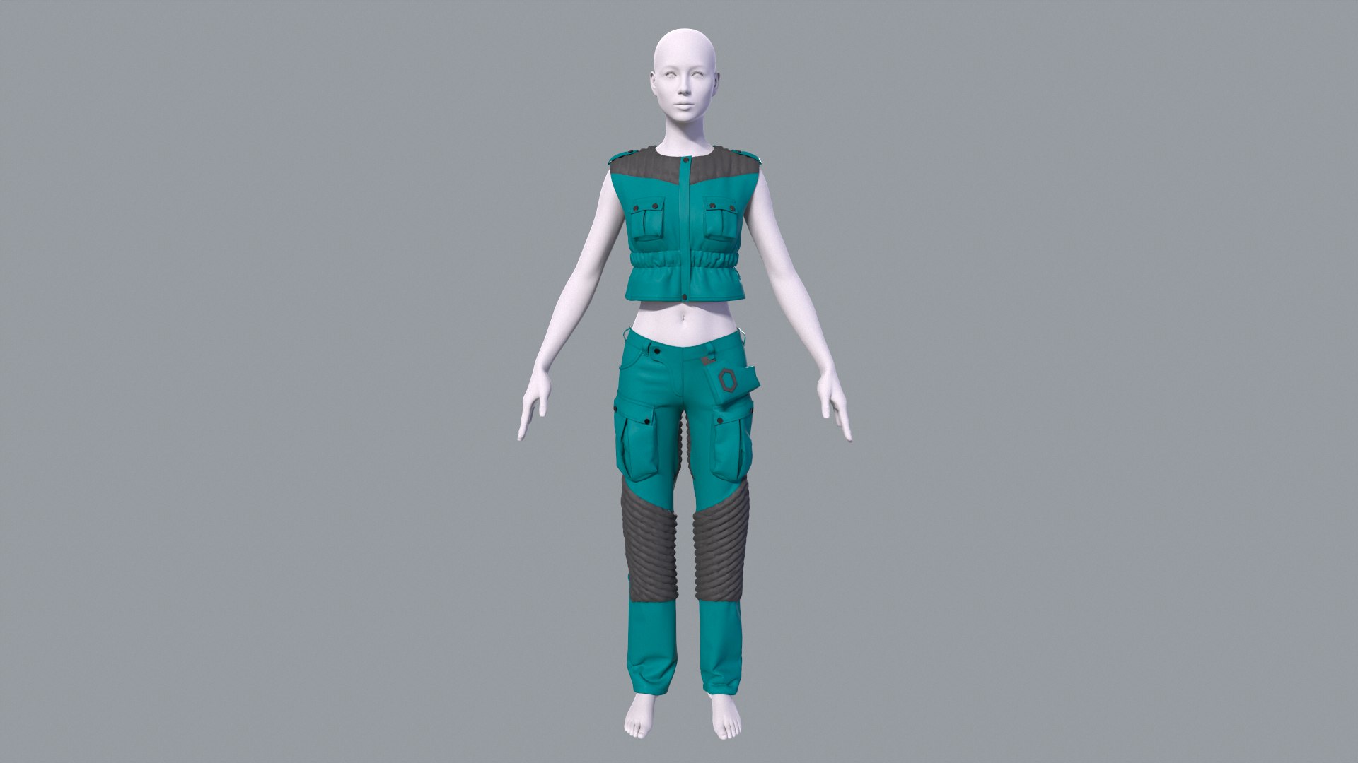 Cyber Costume 1 3D Model - TurboSquid 2370213