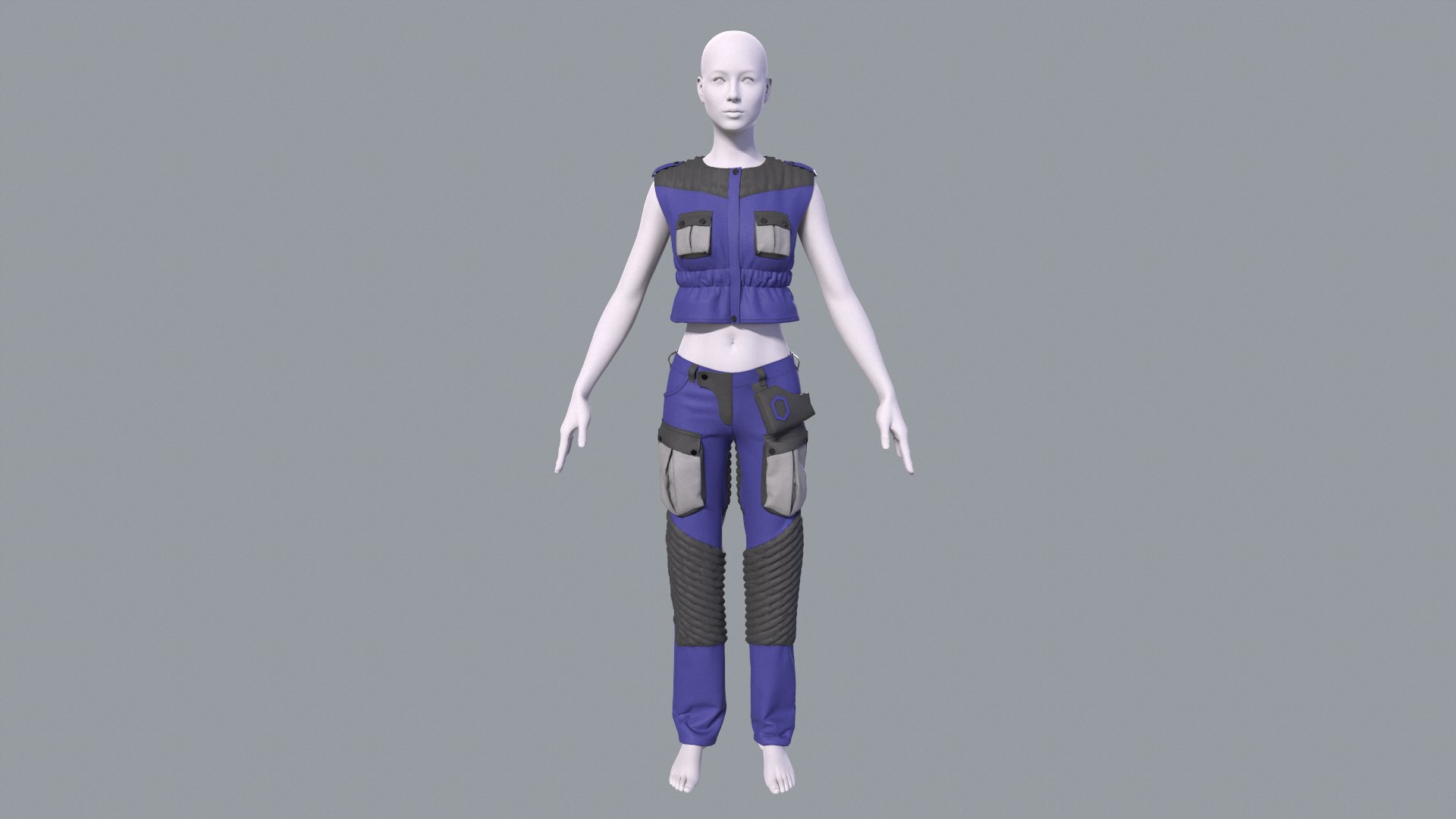 Cyber Costume 1 3D Model - TurboSquid 2370213