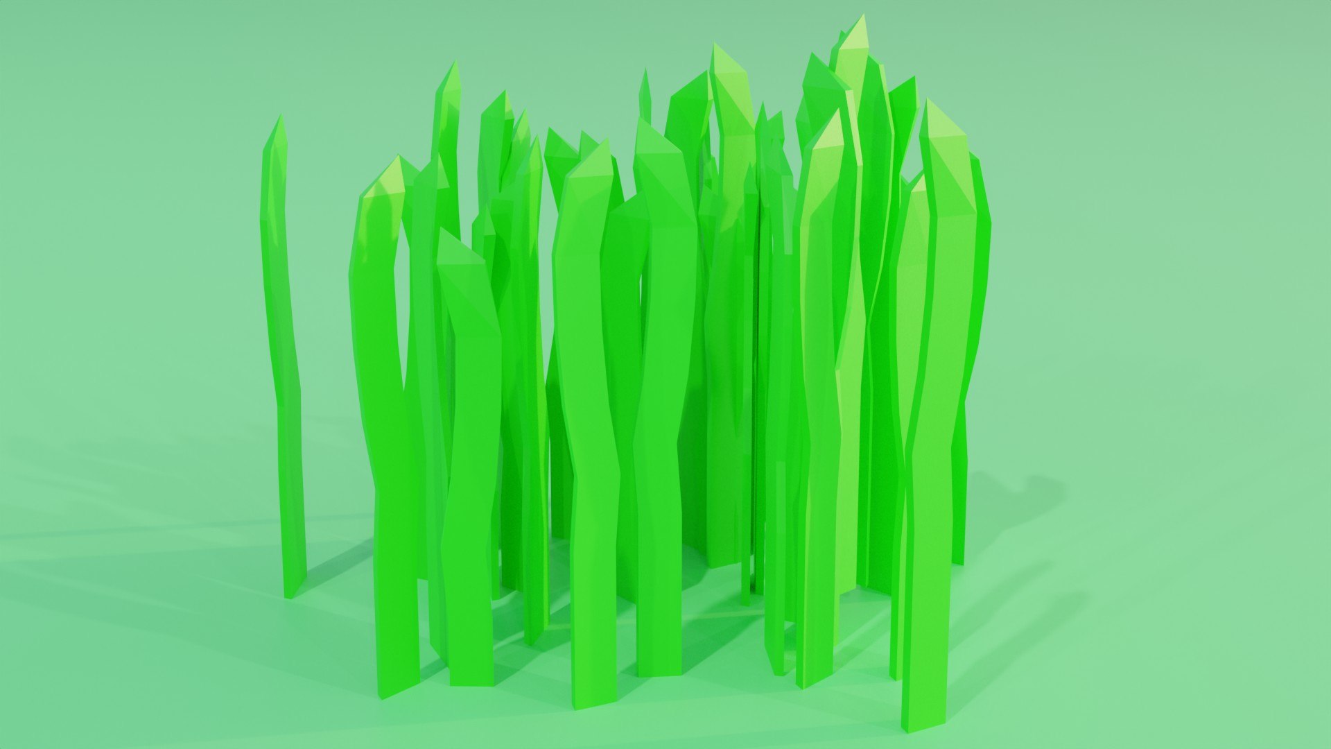 Free Low-Poly Stylized Grass 3D - TurboSquid 1805315