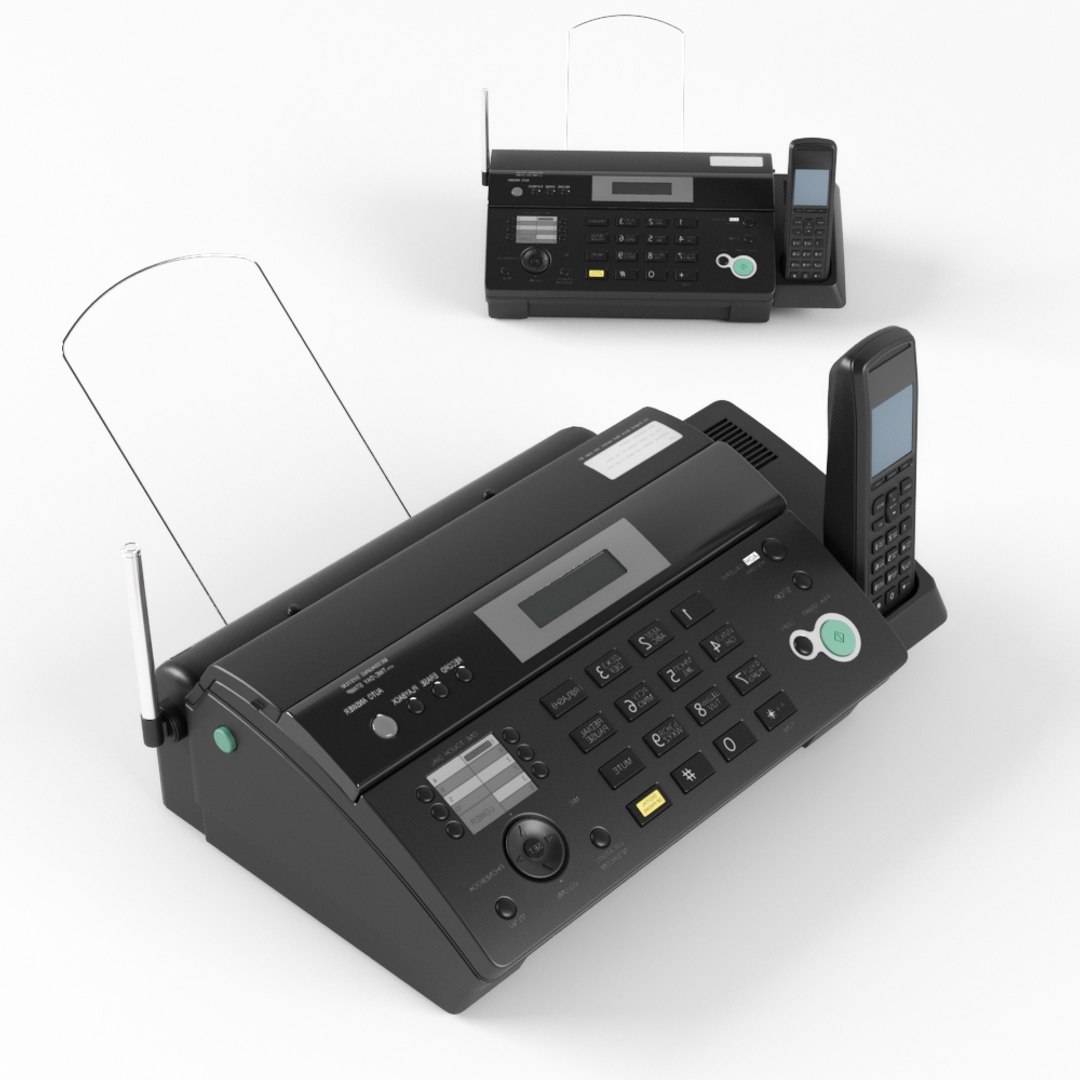 Fax Panasonic Kx-fc968rut 3D Model - TurboSquid 1238077