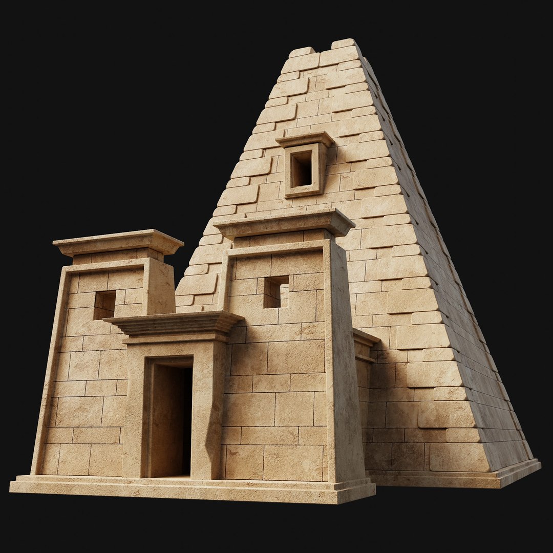 3D Model ANCIENT TEMPLE CHURCH BUILDING DESERT EGYPT AAA COLLECTION ...