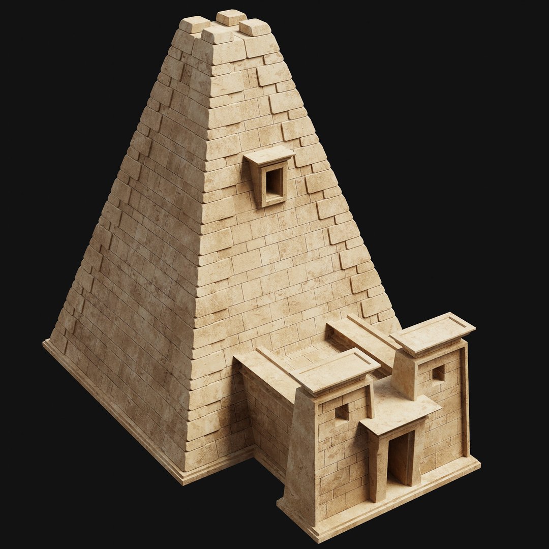 3D Model ANCIENT TEMPLE CHURCH BUILDING DESERT EGYPT AAA COLLECTION ...