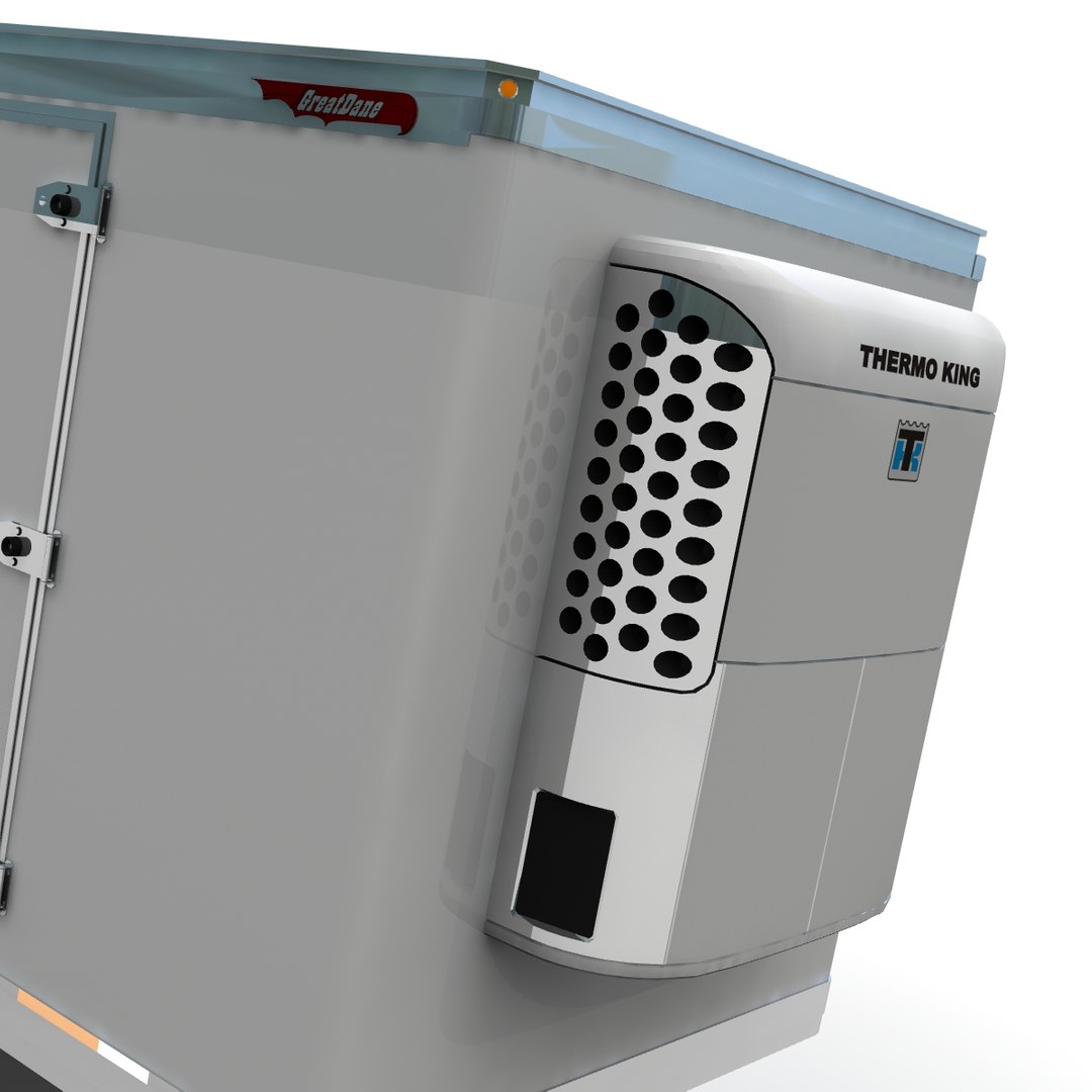 Great Dane 28ft Reefer 3d Lwo