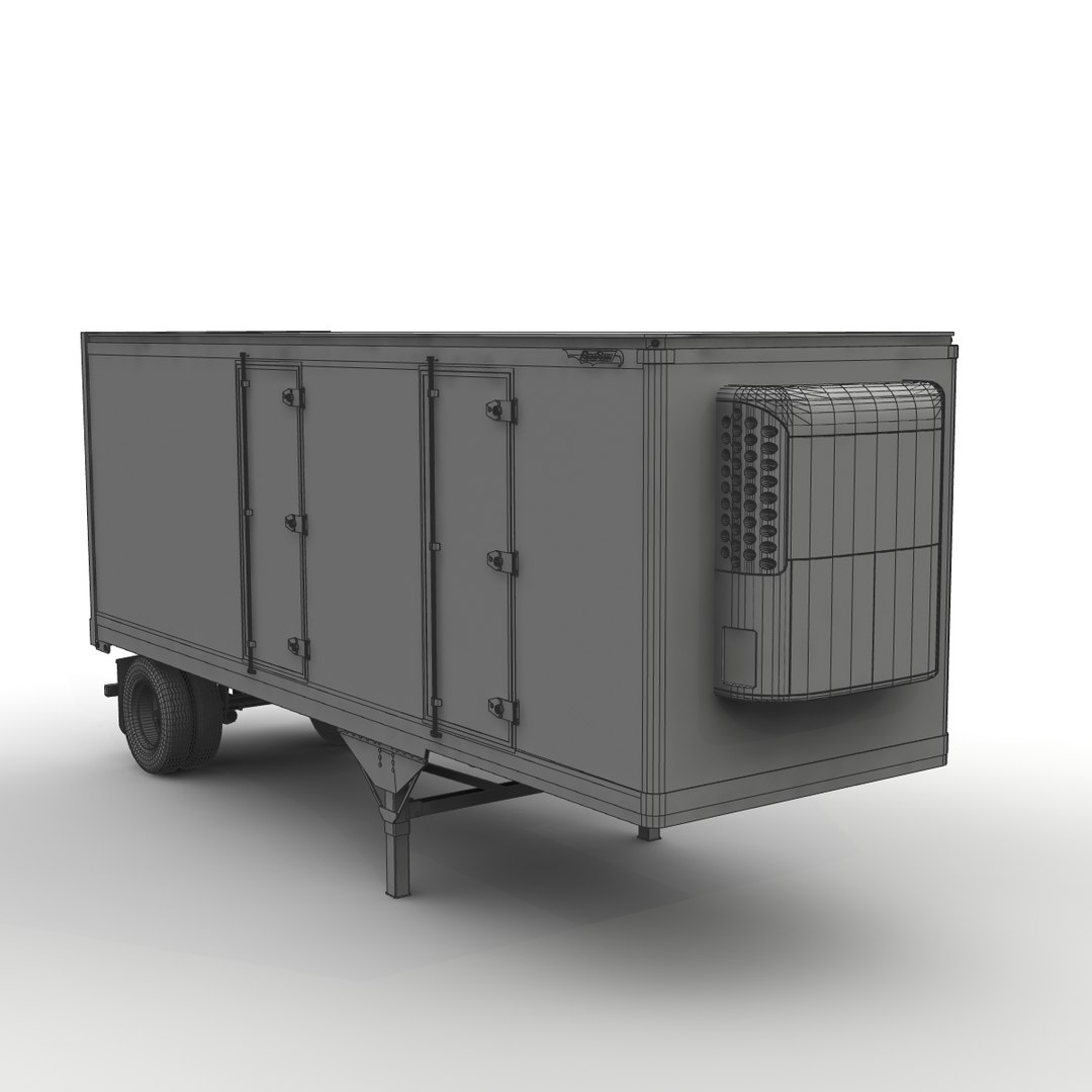 Great Dane 28ft Reefer 3d Lwo
