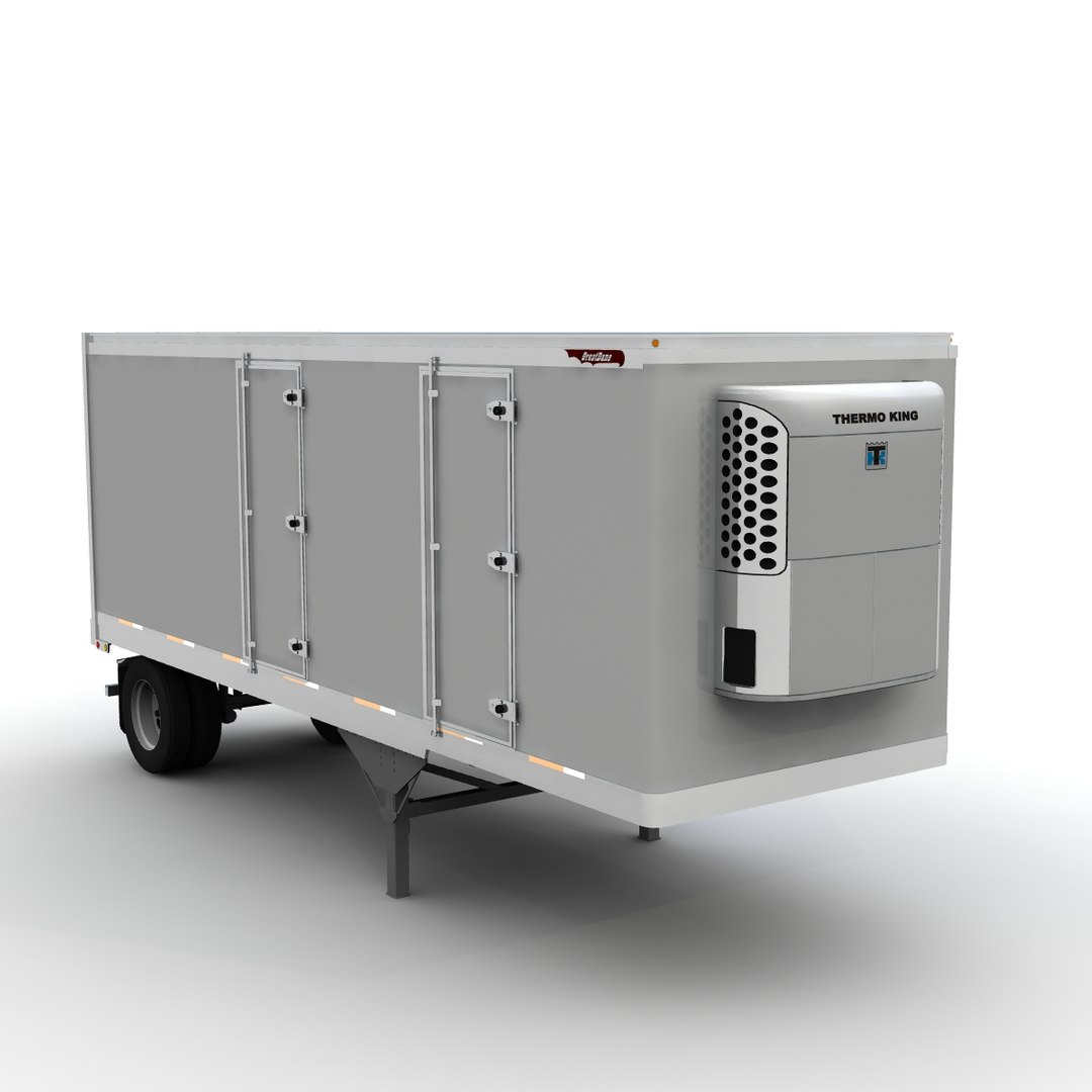 Great Dane 28ft Reefer 3d Lwo