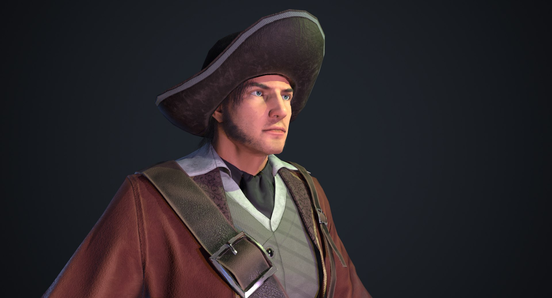 3D Real-time Pirate Lord-1 Lord - TurboSquid 1216568