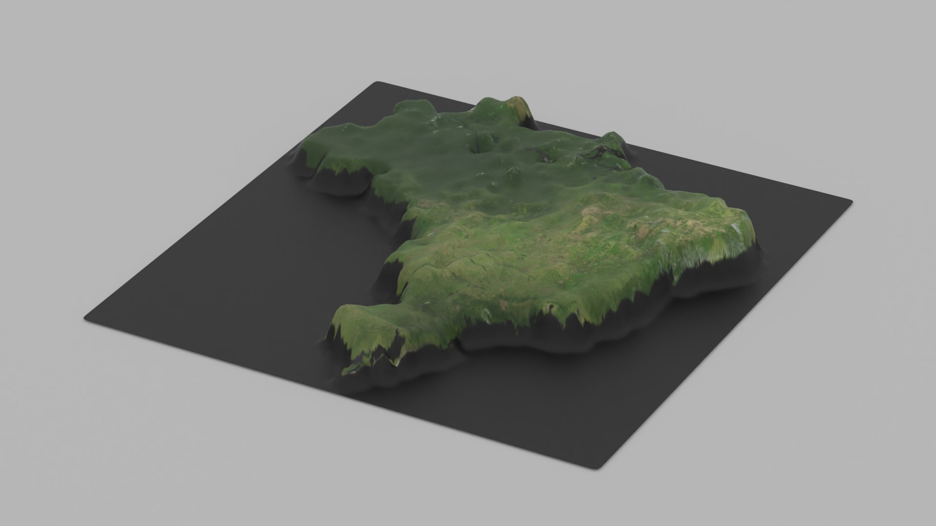 Brazil Map Country 3D Model - TurboSquid 2075303