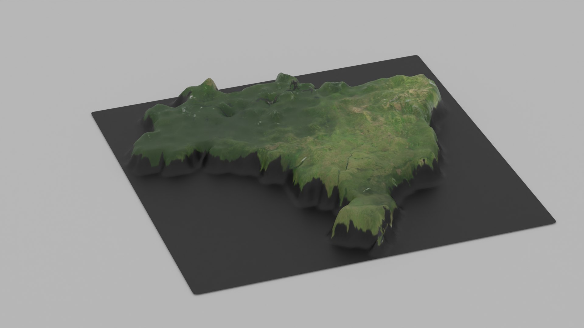 Brazil Map Country 3D Model - TurboSquid 2075303