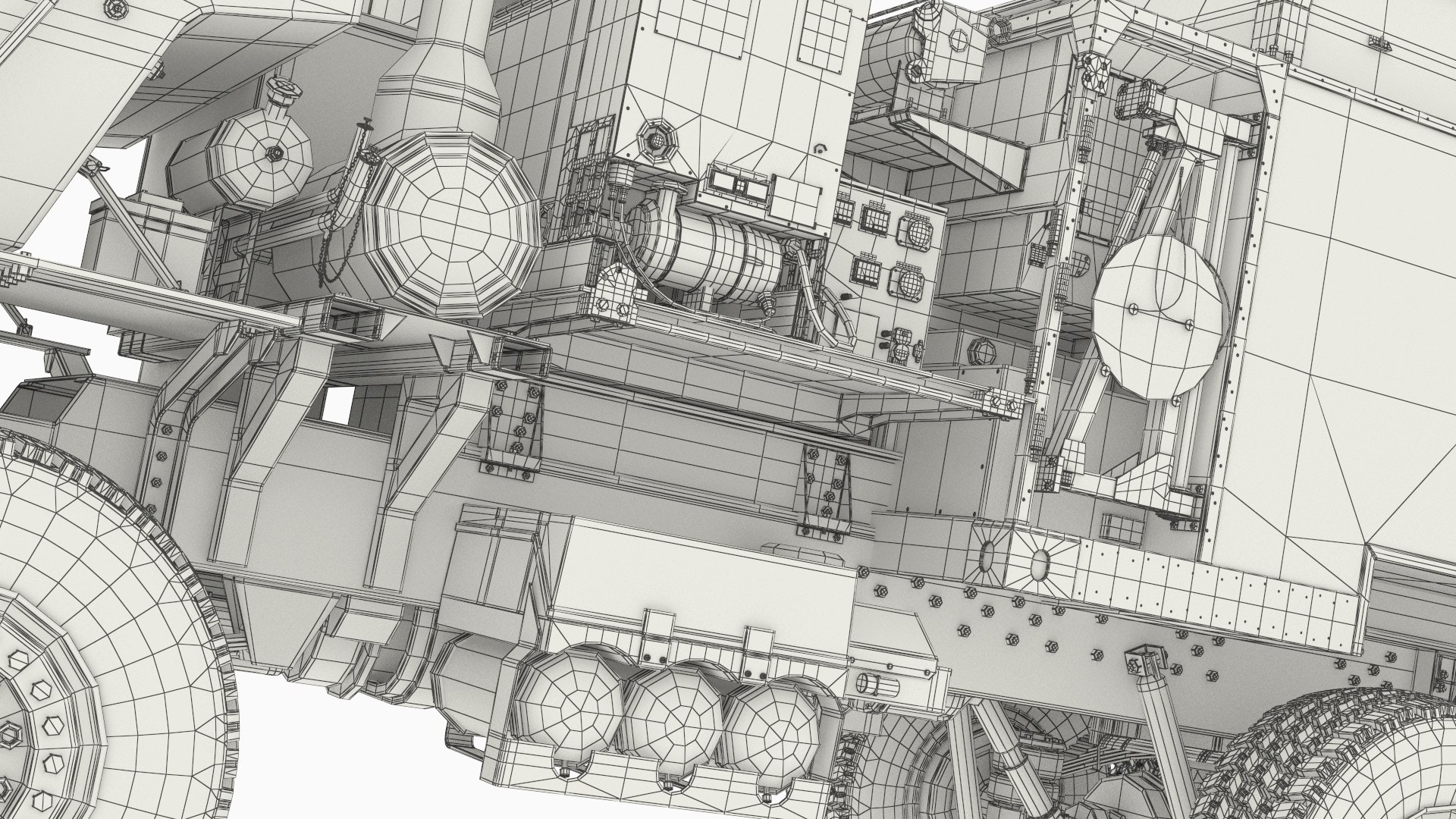 Military Command Control Truck With Enclosed Module Desert 3D Model ...