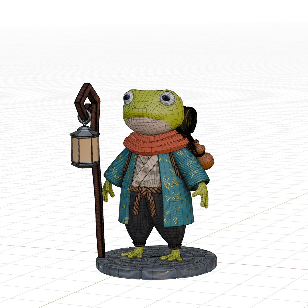 3D Stylized Frog - TurboSquid 2378678