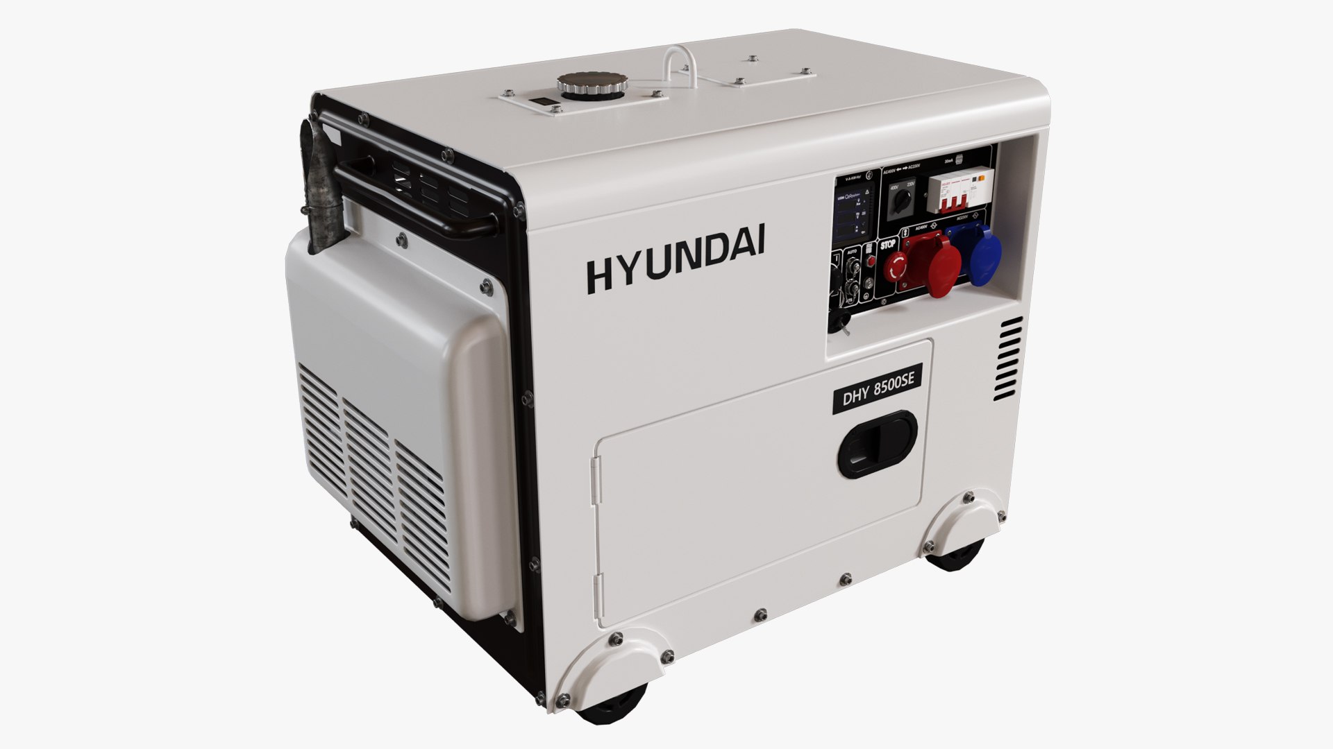 3D Hyundai DHY8 500SE Diesel Generator Model - TurboSquid 1845851