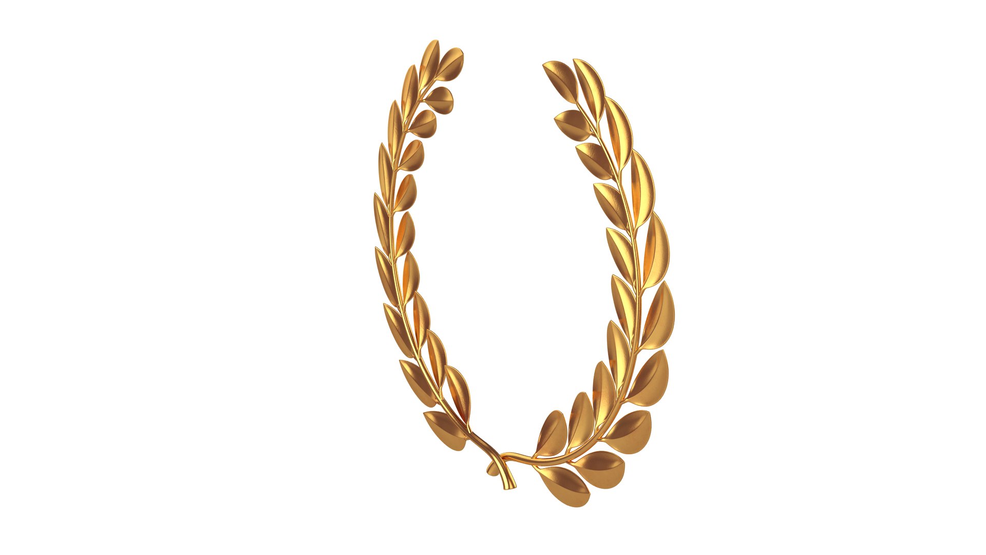 Laurel Wreath Gold Model - TurboSquid 1657509