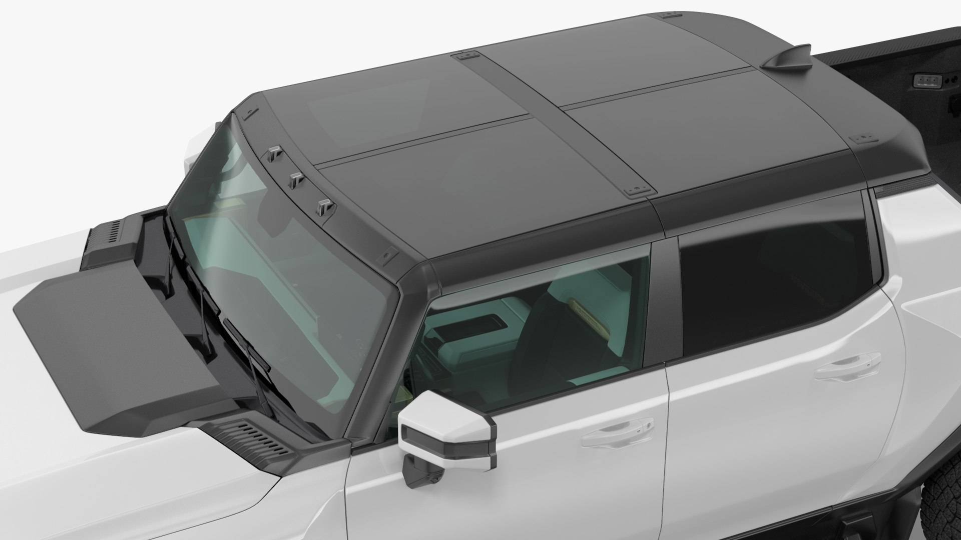 GMC Hummer EV PICKUP Simple Interior 3D - TurboSquid 1903599