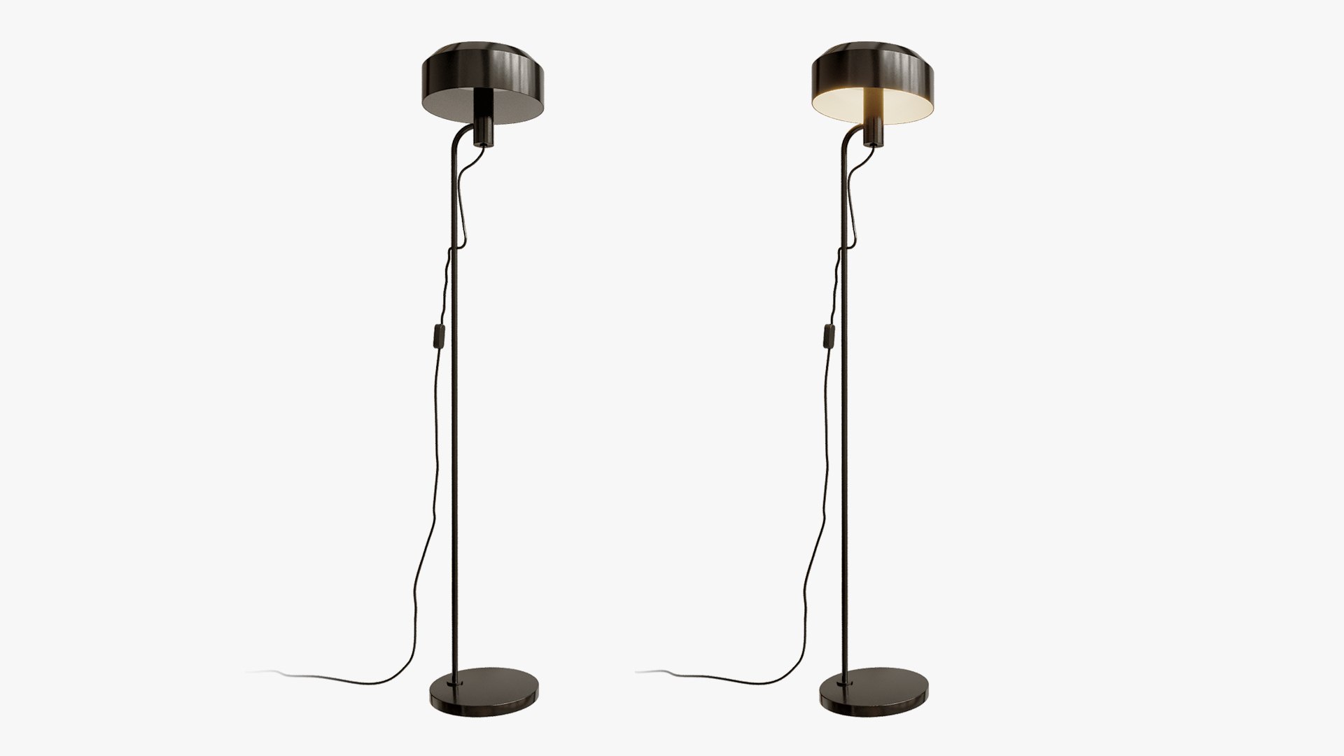 3D Luxury Furnitures Landon Task Floor Lamp - TurboSquid 2193688
