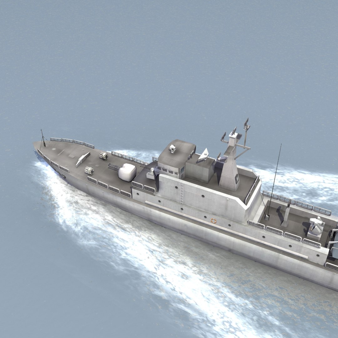 Chinese Navy Haiqing Patrol Boat Max