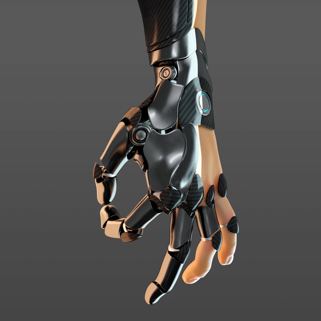 Hand Anatomy Mechanical Model Turbosquid 1619403
