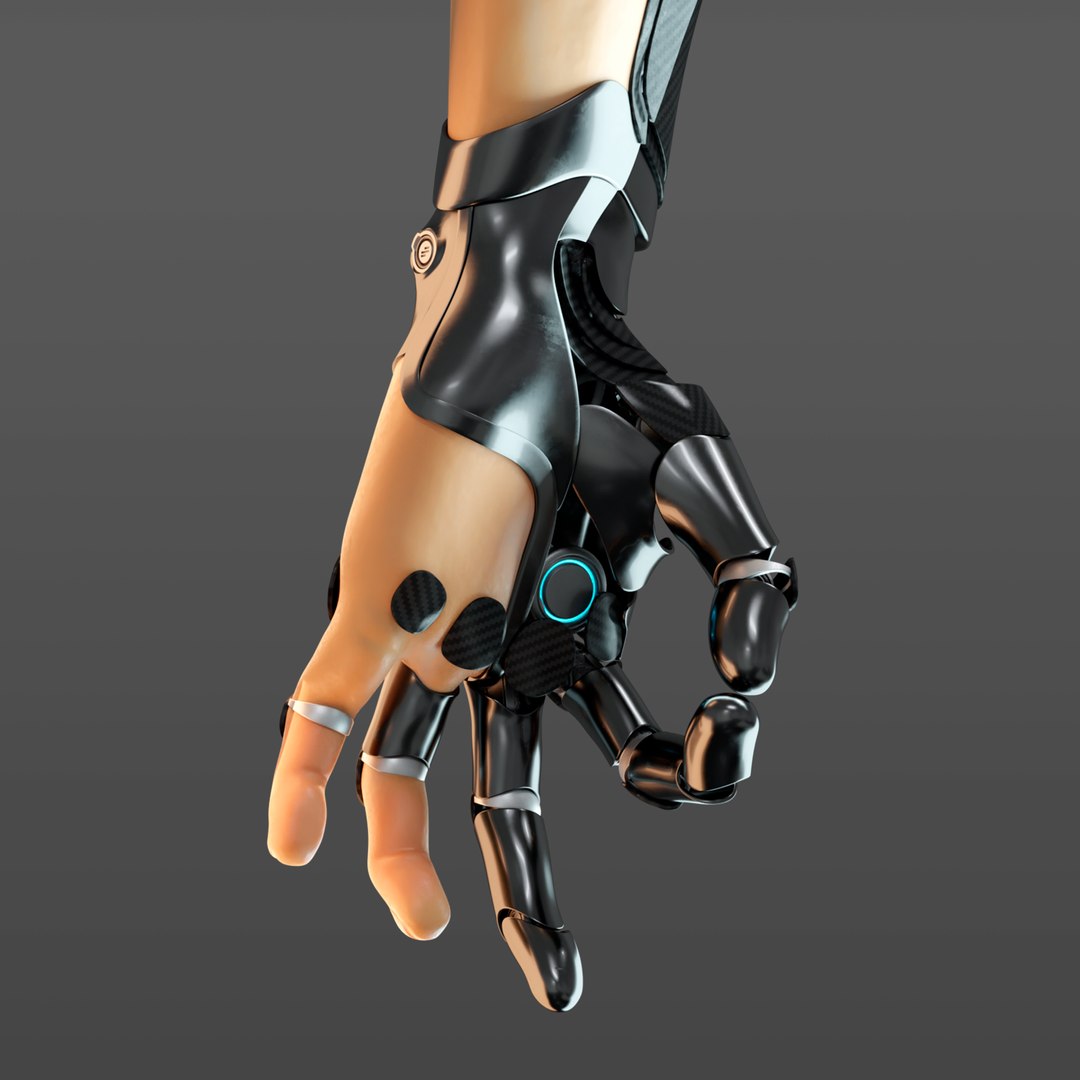Hand Anatomy Mechanical Model Turbosquid 1619403