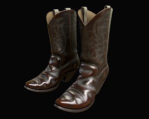 Cowboy Boots OBJ Models for Download | TurboSquid
