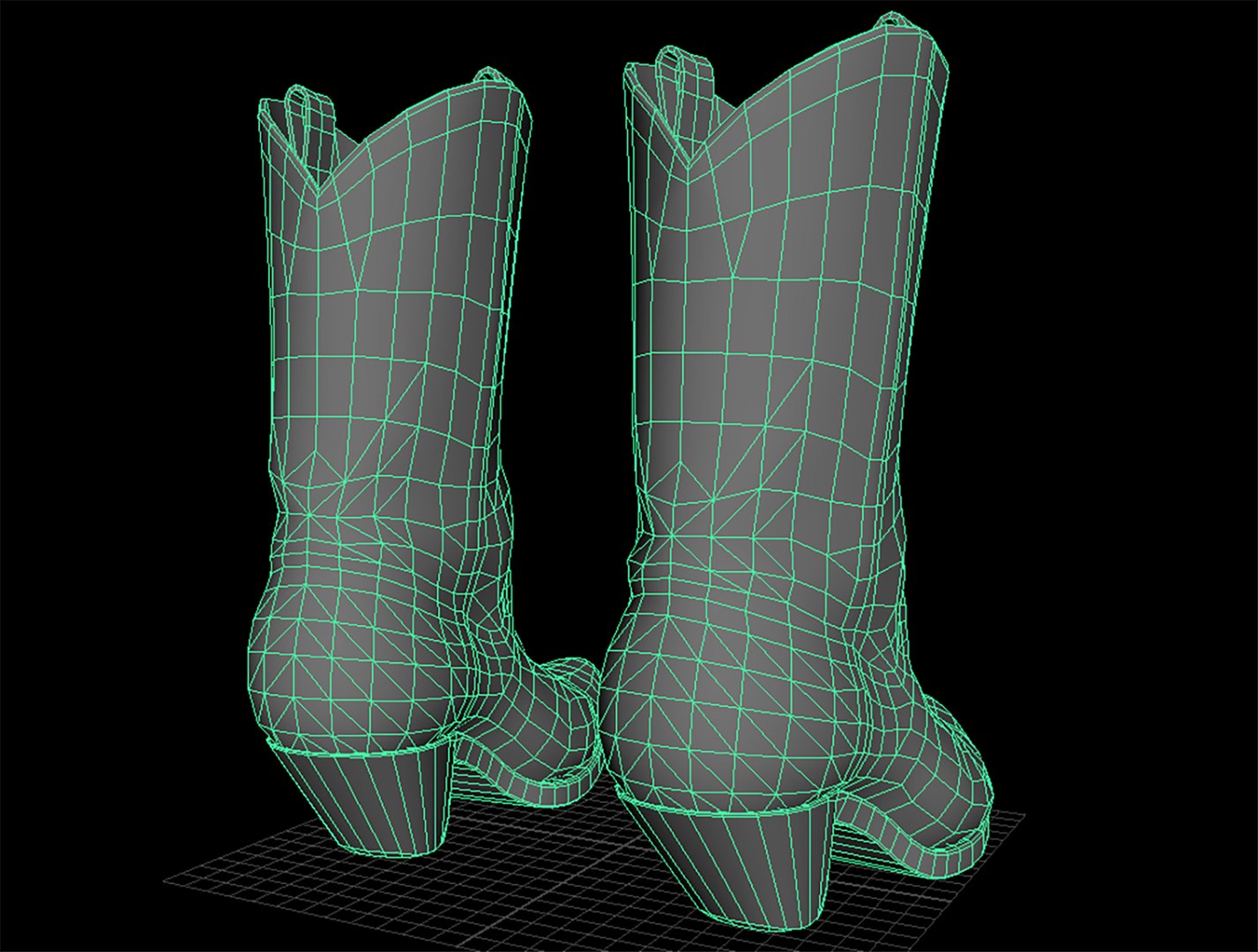 3D Cowboy boots - TurboSquid 2123390