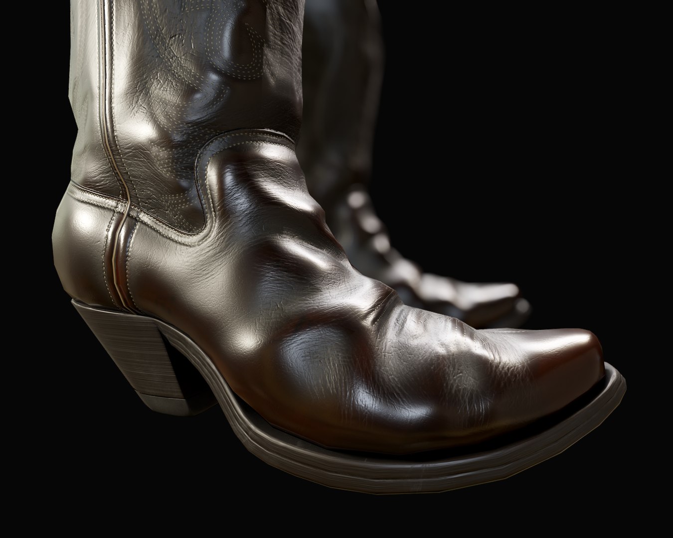 3D Cowboy boots - TurboSquid 2123390