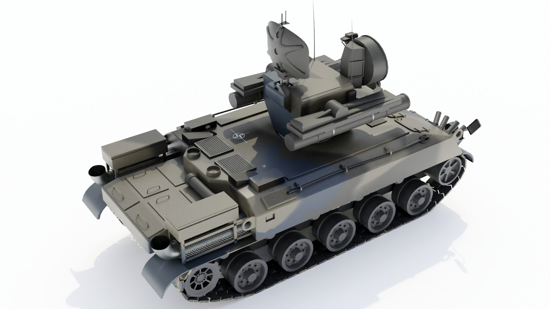 3d Amx-30 Roland Ground-to-air Missile