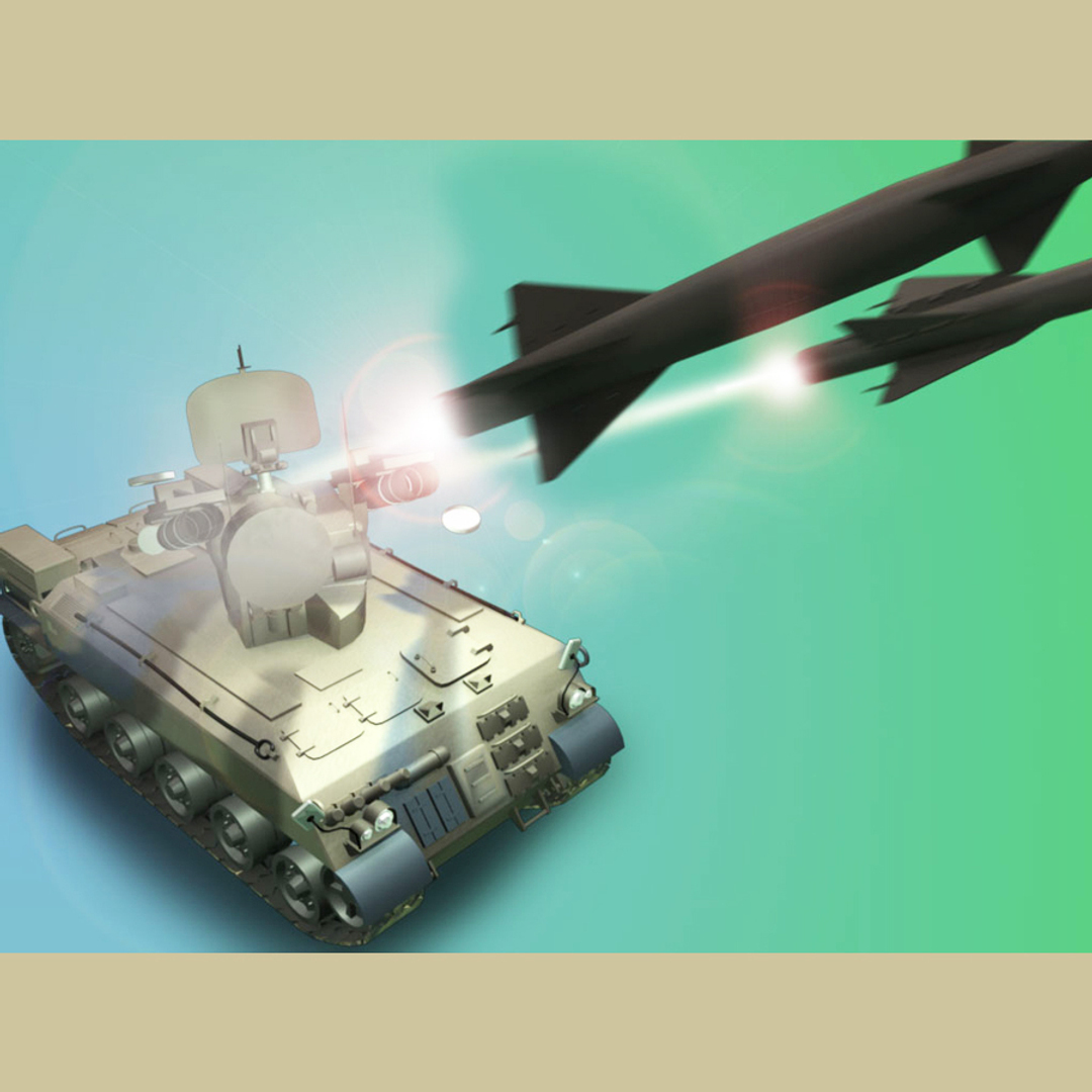 3d amx-30 roland ground-to-air missile