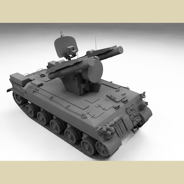 3d amx-30 roland ground-to-air missile